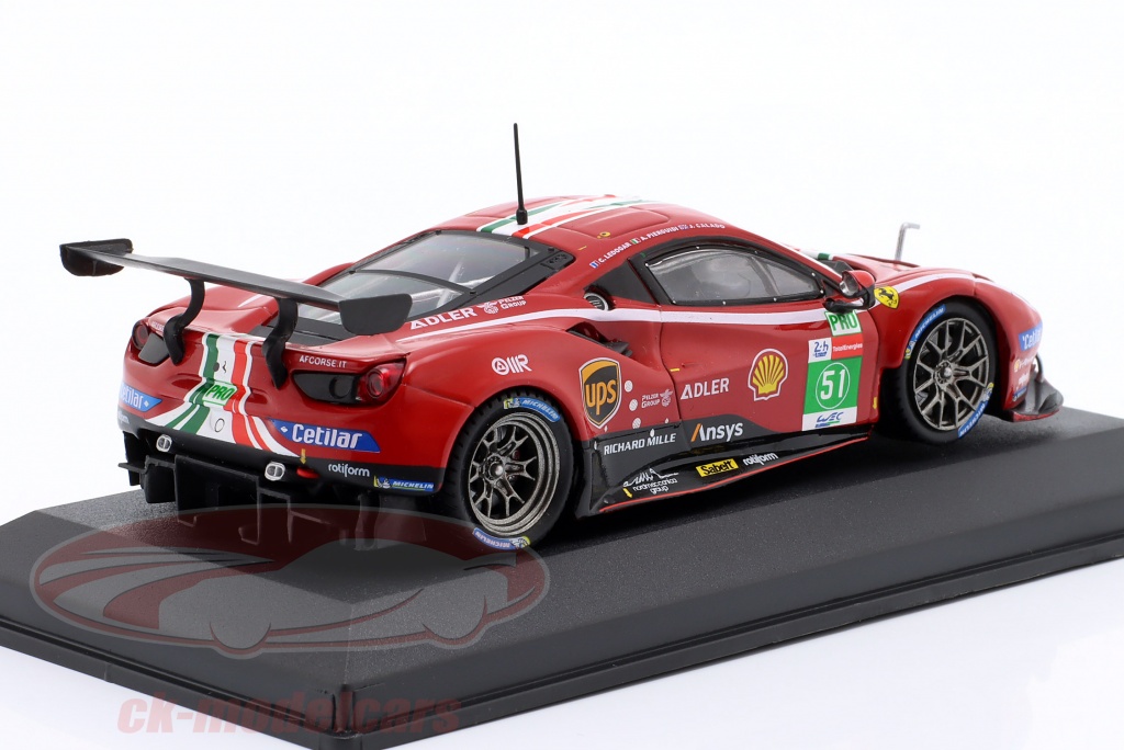 Altaya 1:43 Ferrari 488 GTE #51 勝者 LMGTE Pro 24h LeMans 2021 AF Corse ...