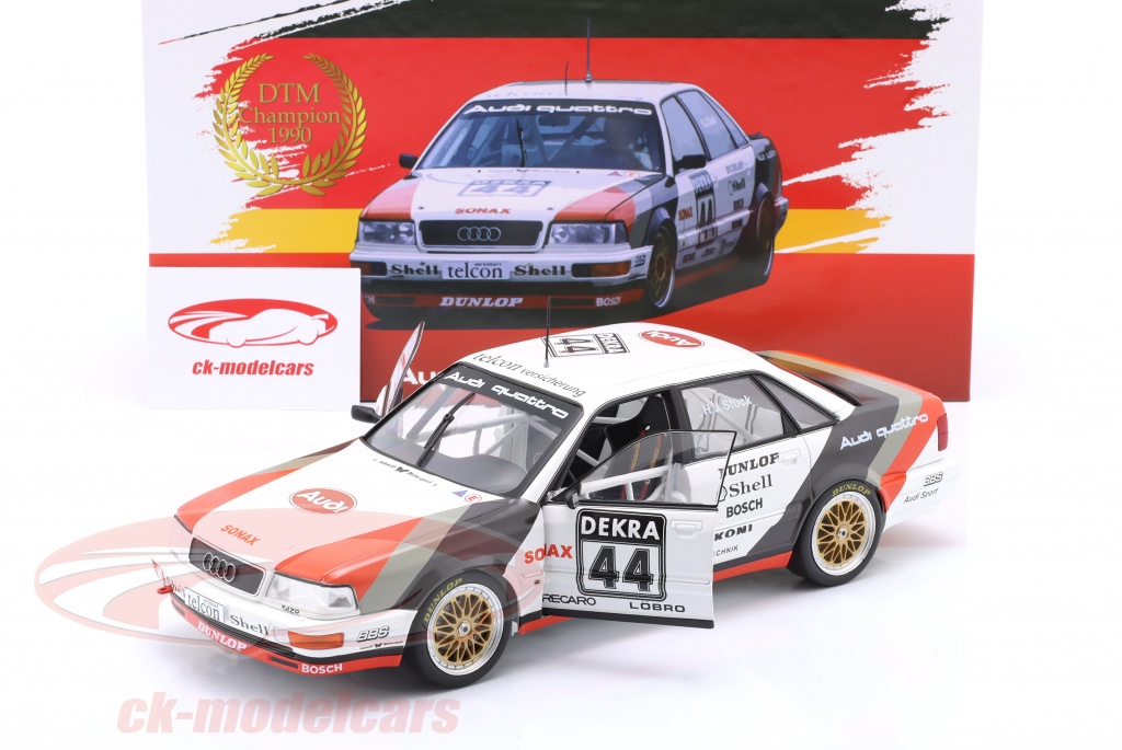 WERK83 1:18 Audi V8 Quattro #44 DTM kampioen 1990 Hans-Joachim Stuck ...