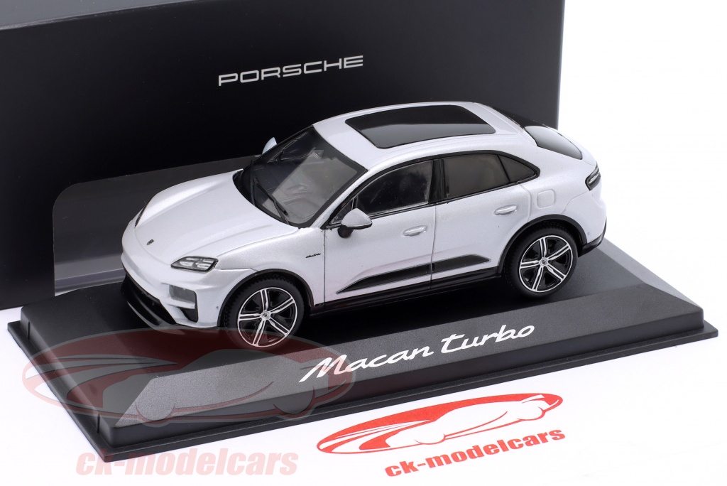 Solido 1:43 Porsche Macan Turbo H2 Baujahr 2024 eisgrau WAP0200700RMAT ...