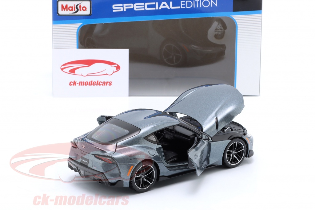 Maisto 1:24 Toyota GR Supra grau 32917 Modellauto 32917 8719247943439