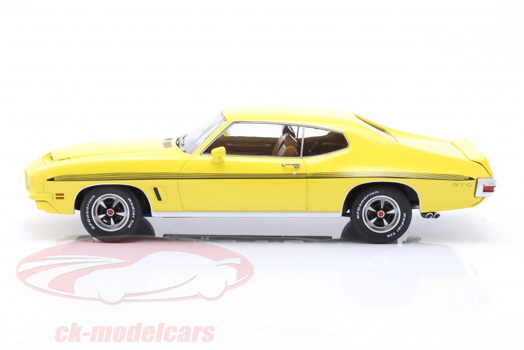 KK-Scale 1:18 Pontiac LeMans GTO year 1972 yellow KKDC18154 model car ...