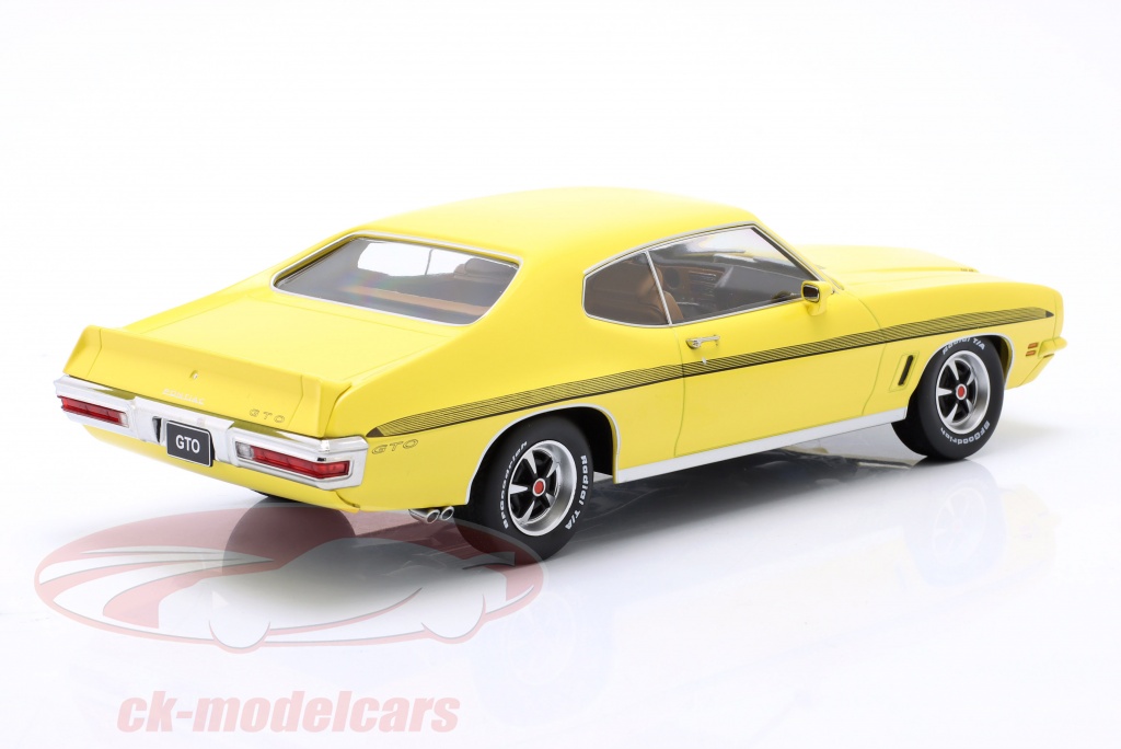 KK-Scale 1:18 Pontiac LeMans GTO year 1972 yellow KKDC181354 model car ...