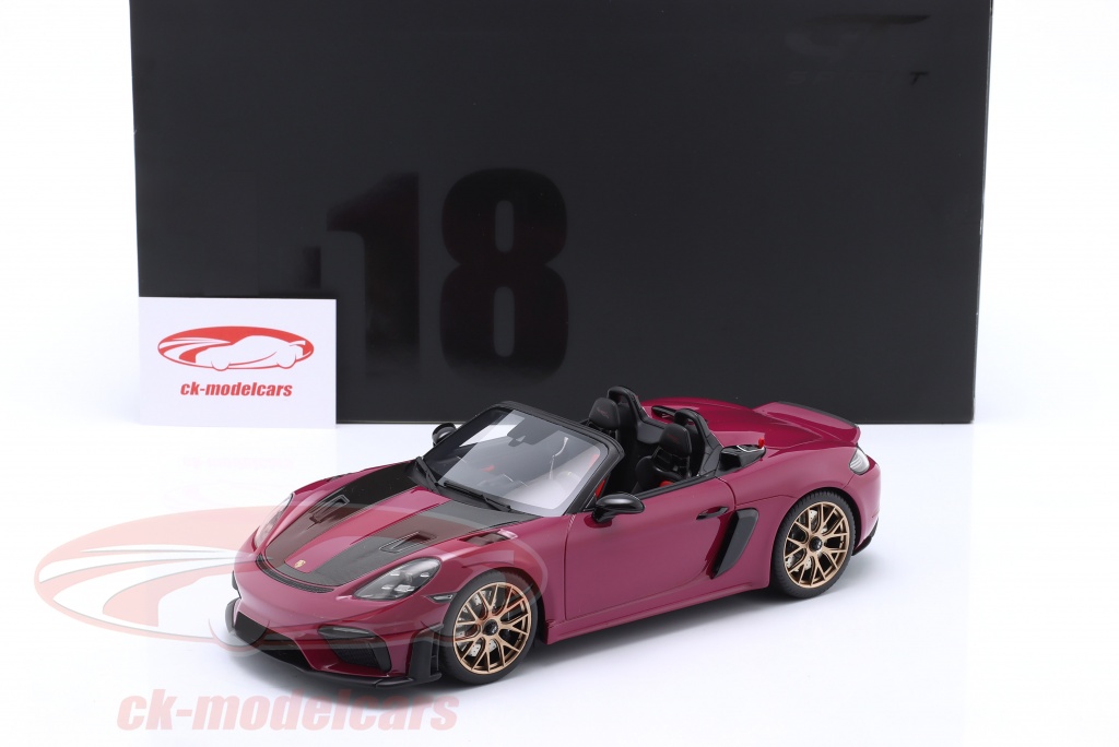 GT-SPIRIT 1:18 Porsche 718 (982) Spyder RS Weissach package 2023 star ...
