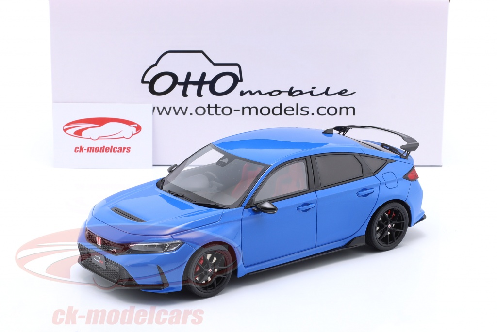 Ottomobile 1:18 Honda Civic Type R year 2022 pearl blue OT1093 model ...