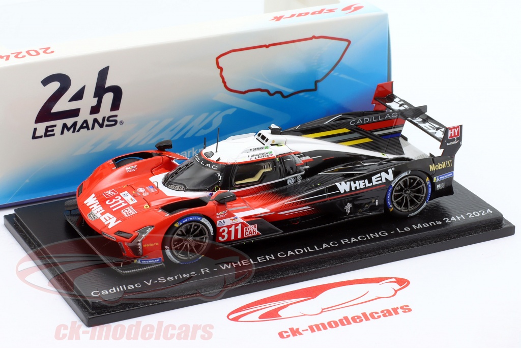 Spark 1:43 Cadillac V-Series.R #311 24h LeMans 2024 Action Express Racing S9129 modèle voiture ...