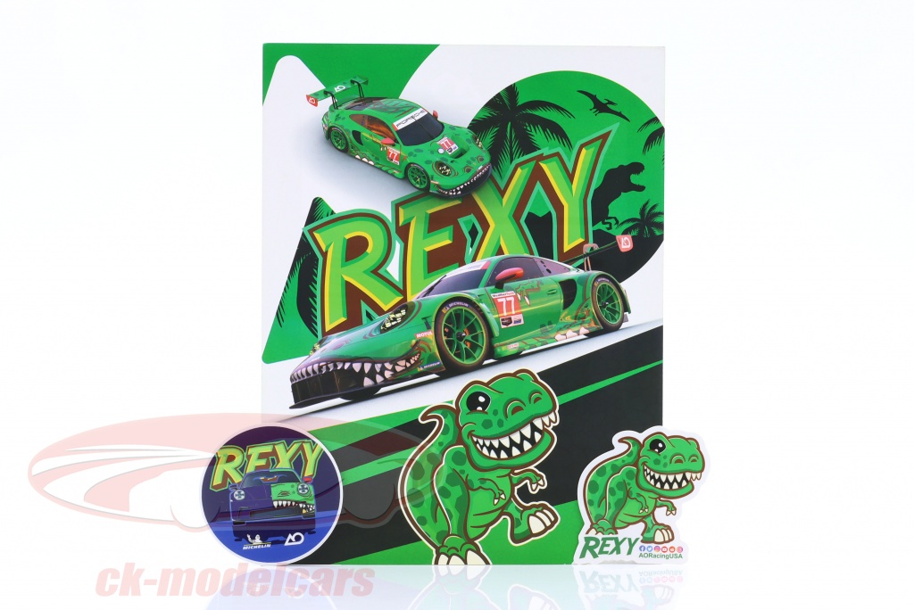 Fan-Set: Porsche 911 GT3 R (992) #77 24h Daytona 2025 REXY AO Racing ...