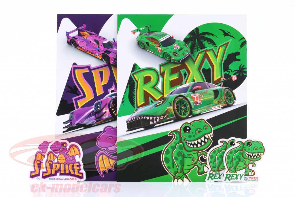 Fan-Set: Porsche 911 GT3 R (992) #77 & Oreca 07 #99 24h Daytona 2025 AO ...