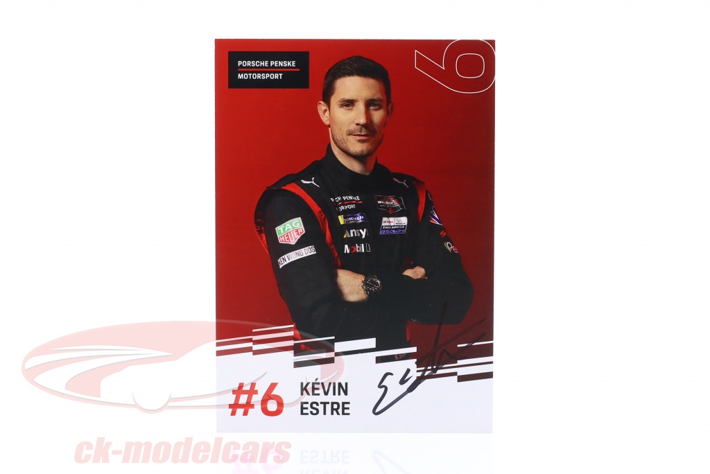 Porsche 963 #6 3rd 24h Daytona 2025 Kévin Estre autograph card CK93604 CK93604