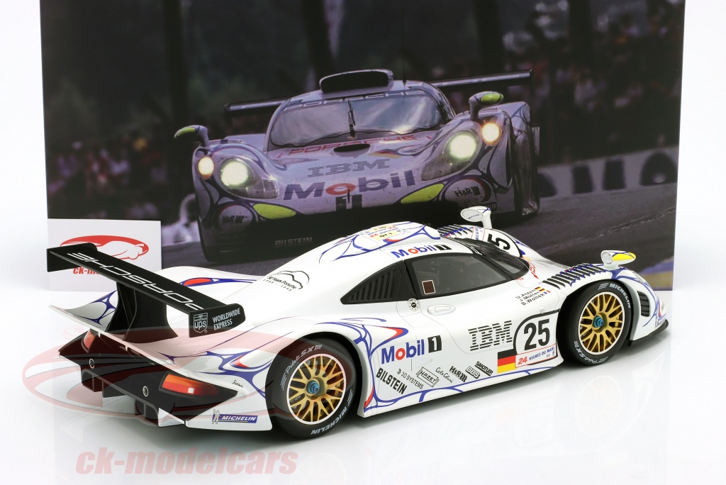 WERK83 1:12 Porsche 911 GT1 #25 2番目 24h LeMans 1998 Müller, Alzen, Wollek W1200202 モデル 車 ...
