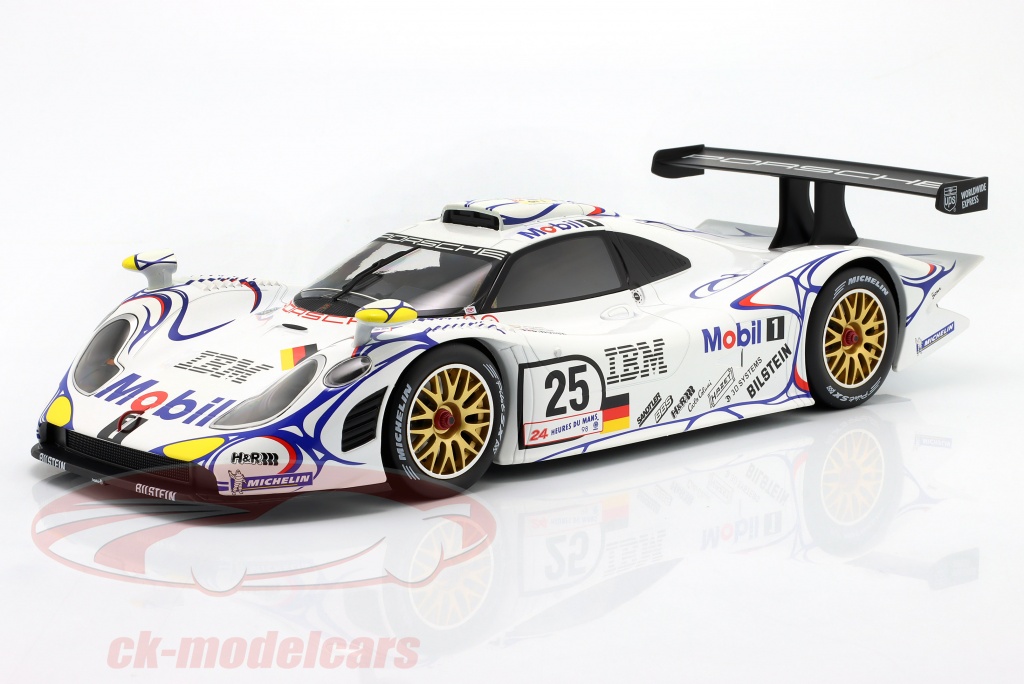 WERK83 1:12 Porsche 911 GT1 #25 2nd 24h LeMans 1998 Müller, Alzen, Wollek W1200202 Modellauto ...
