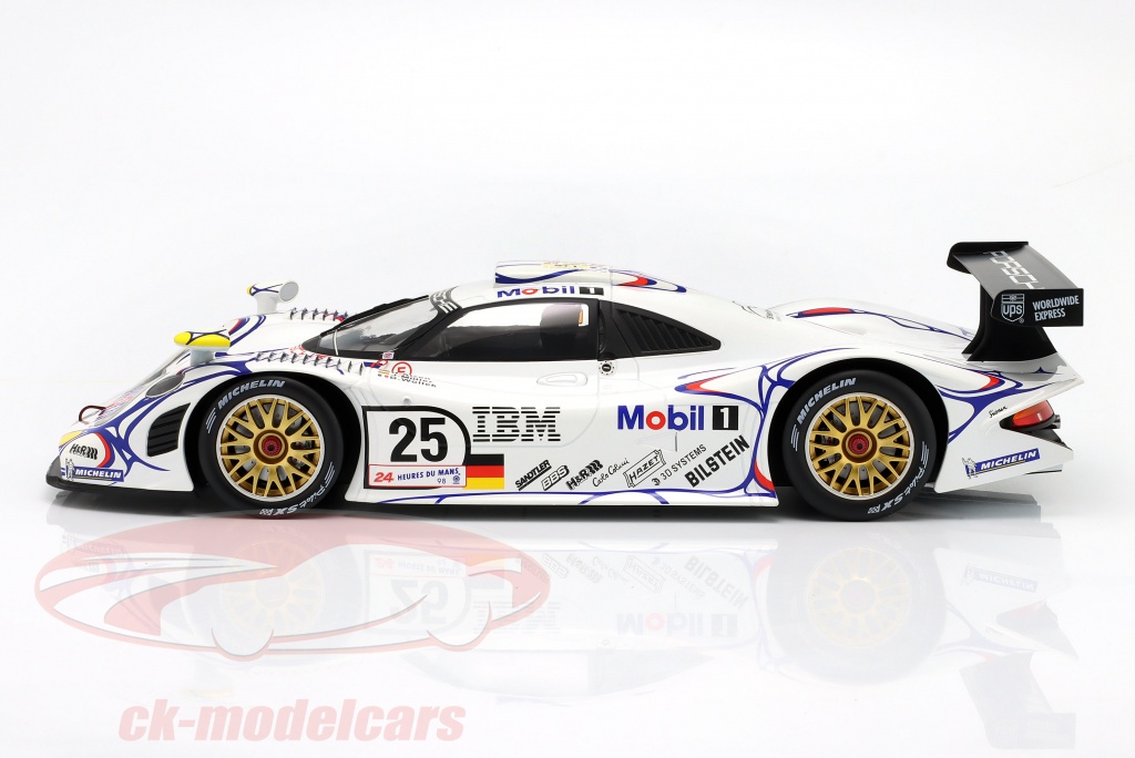 WERK83 1:12 Porsche 911 GT1 #25 2ème 24h LeMans 1998 Müller, Alzen, Wollek W1200202 modèle ...
