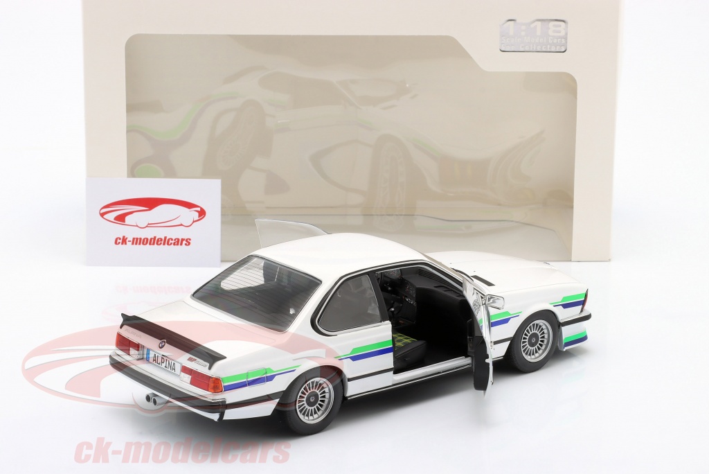 Solido 1:18 BMW Alpina B7 Turbo (E24) Baujahr 1984 weiß mit Dekor S1810303 Modellauto S1810303 ...