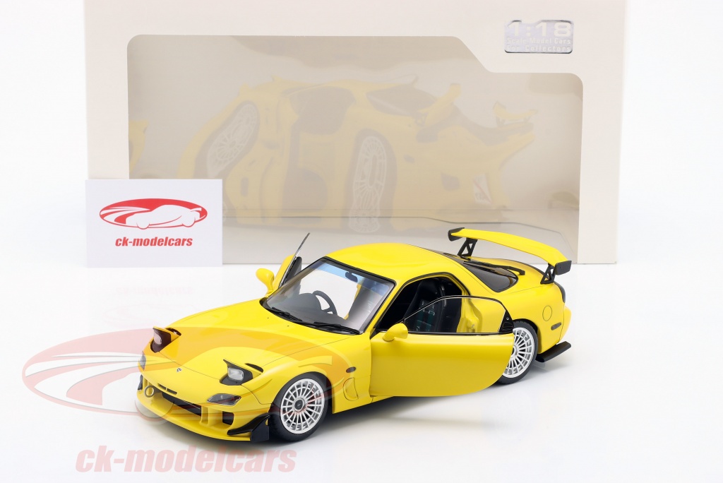 Solido 1:18 Mazda RX-7 Type RS (FD35) byggeår 1994 gul S1810603 model bil S1810603 421186396 ...