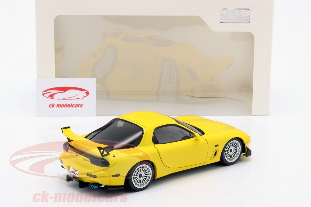 Solido 1:18 Mazda RX-7 Type RS (FD35) 建造年份 1994 黄色的 S1810603 模型 汽车 ...