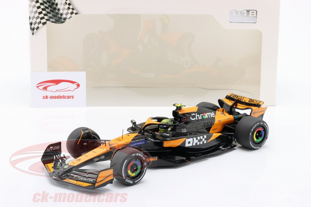 Solido 1:18 Lando Norris McLaren MCL38 #4 3e Australisch GP formule 1 2024 S1814201 model auto ...