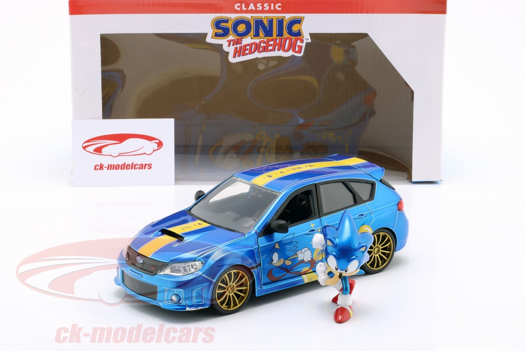 Jadatoys 1:24 Subaru Impreza WRX STI 2012 with figure Sonic The ...