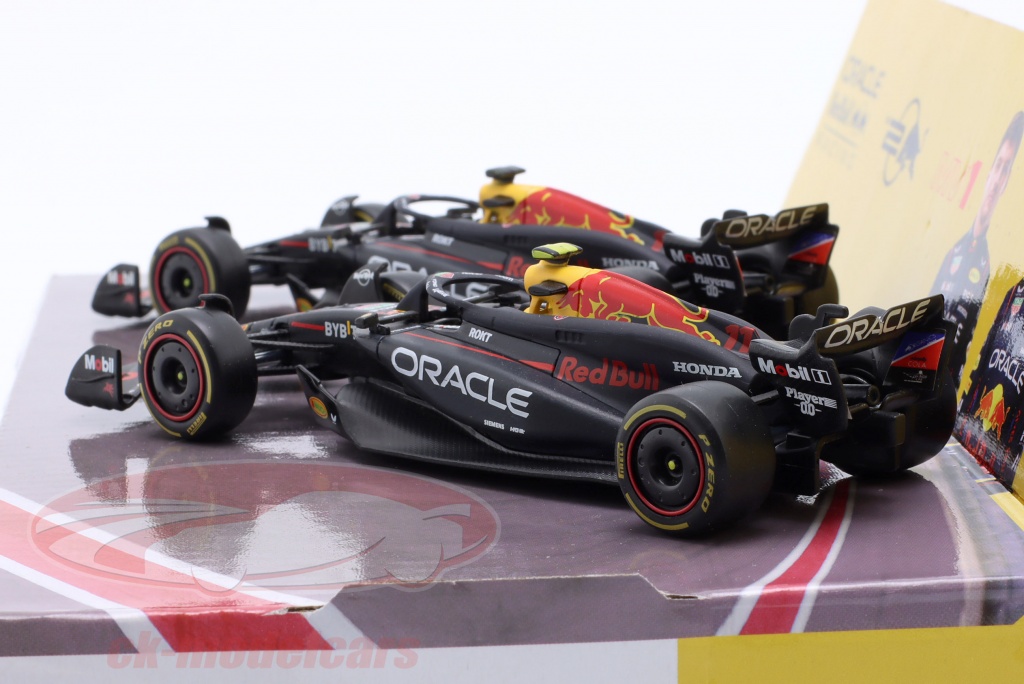 Bburago 1:43 2-Car Set Verstappen #1 & Perez #11 Formula 1 World ...