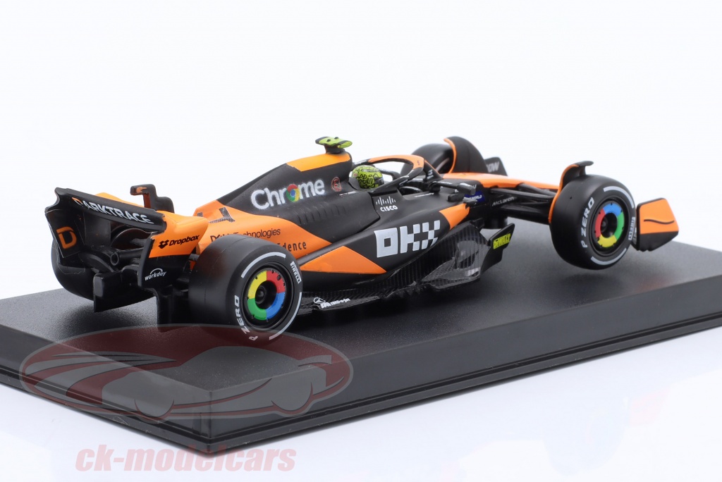 Bburago 1:43 Lando Norris McLaren MCL38 #4 winnaar Miami GP formule 1 2024 18-38215MIAMI #4 ...
