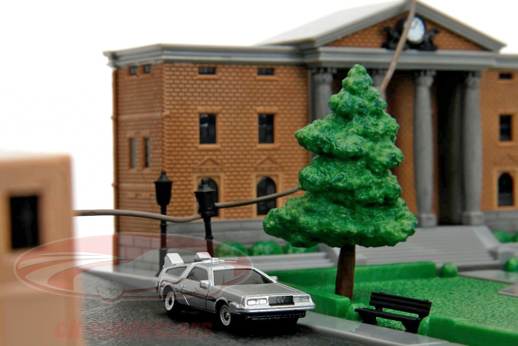 Back to the Future Clock Tower Hill Valley Courthouse Diorama-Set Jada ...