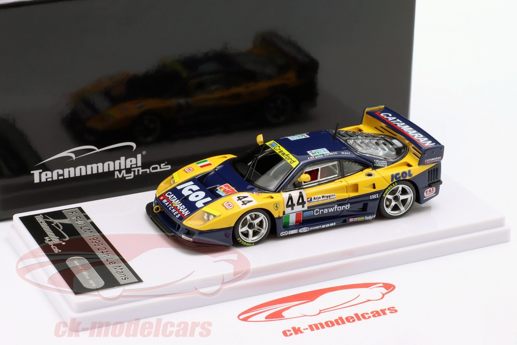 Tecnomodel 1:43 Ferrari F40 GTE #44 24h LeMans 1996 Della Noce, Olofsson, Rosenblad TM43-63B ...