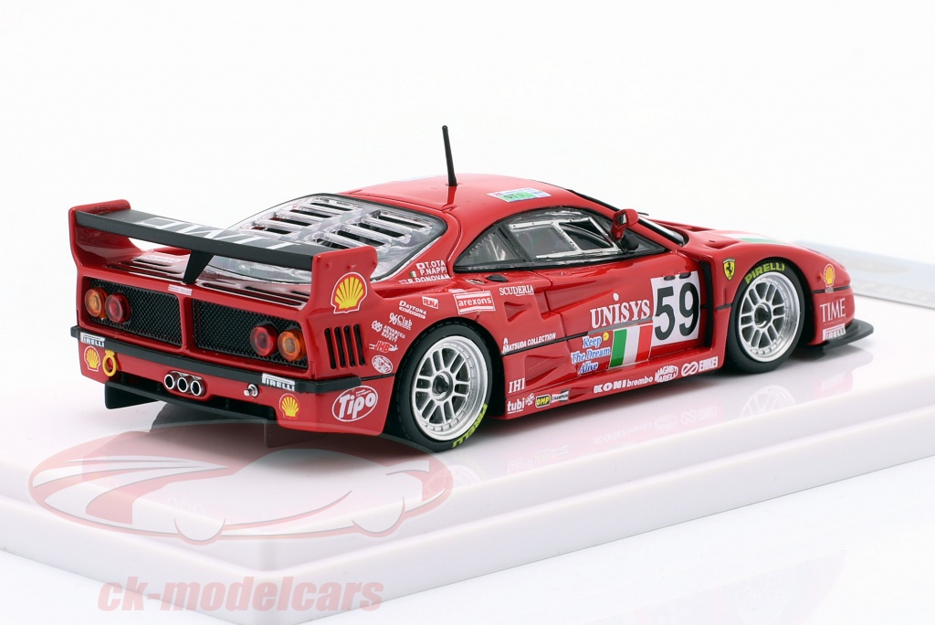 Tecnomodel 1:43 Ferrari F40 GTE #59 24h LeMans 1996 Donovan, Nappi, Ota ...