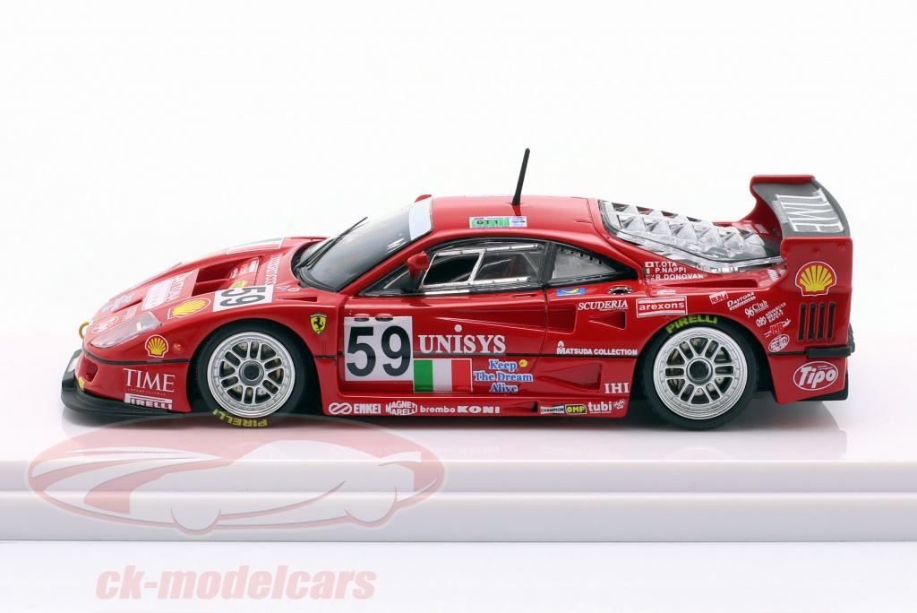 Tecnomodel 1:43 Ferrari F40 GTE #59 24h LeMans 1996 Donovan, Nappi, Ota ...