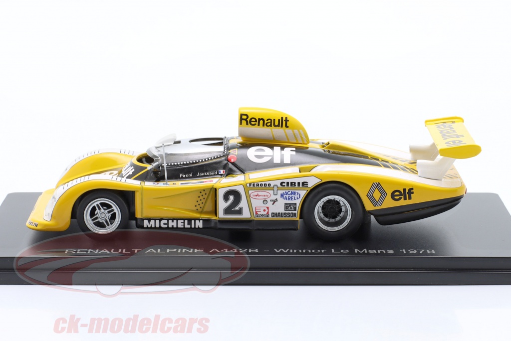 Spark 1:43 Renault Alpine A442B #2 gagnant 24h LeMans 1978 Pironi ...