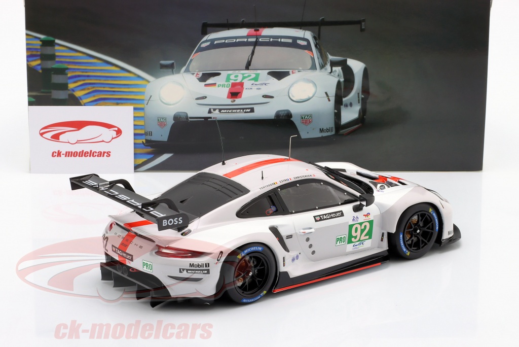 Ixo 1:18 Porsche 911 RSR #92 24h LeMans 2022 Christensen, Estre ...