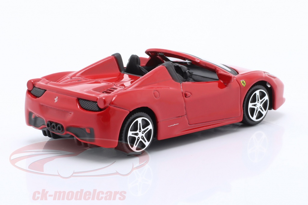 Bburago 1:43 Ferrari 458 Spider rot CK93809 Modellauto CK93809 18-31134