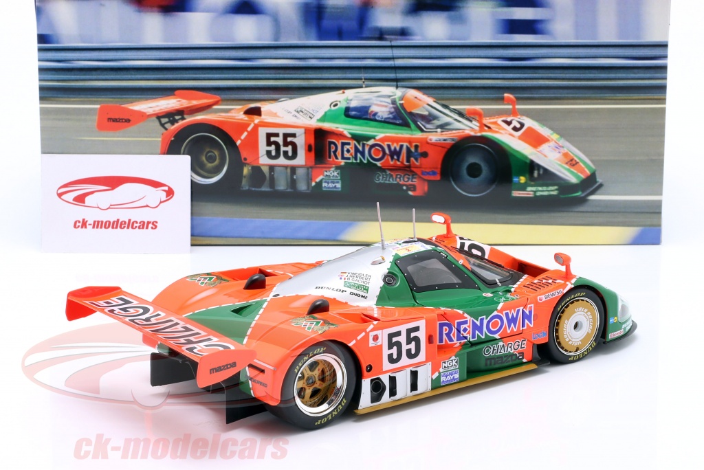 WERK83 1:18 2. Wahl / Mazda 787B #55 Sieger 24h LeMans 1991 Weidler, Herbert, Gachot CK91853 (2 ...