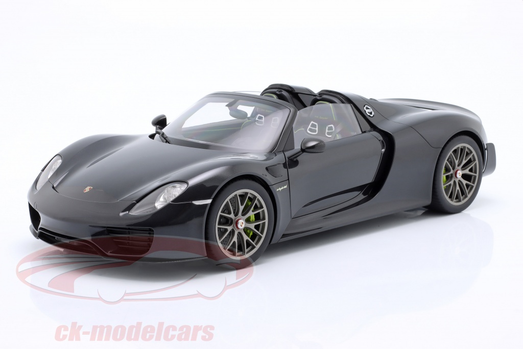 AUTOart 1:12 Porsche 918 Spyder Weissach Package 2013 black metallic ...