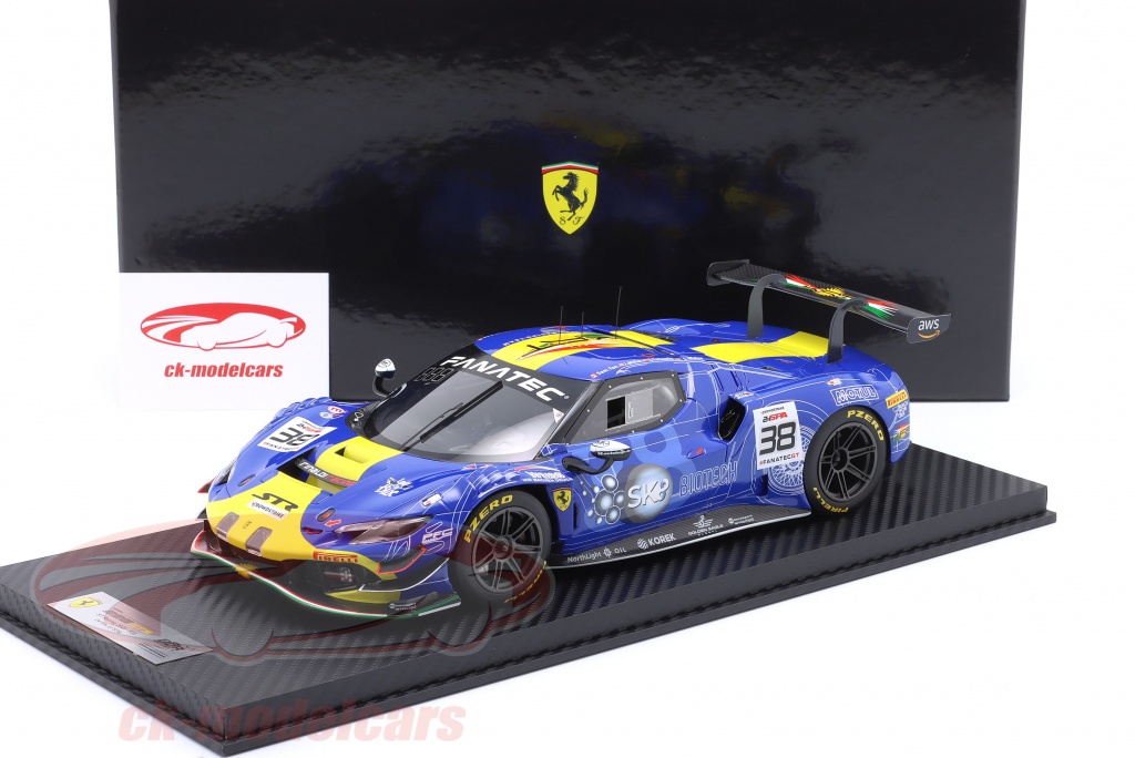 BBR Models 1:18 Ferrari 296 GT3 #38 24h Spa 2023 ST Racing with Rinaldi ...