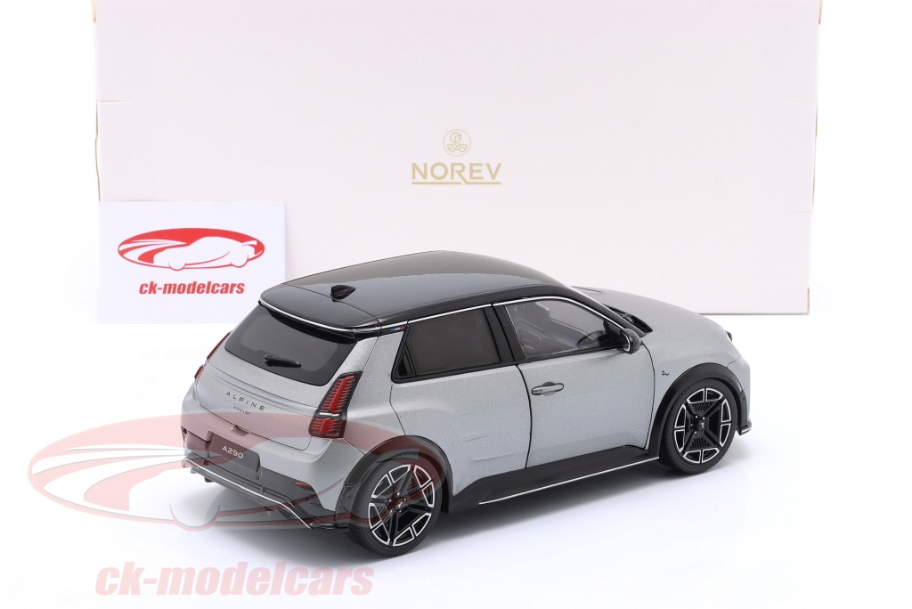 Norev 1:18 Alpine A290 GT year of construction 2025 dull grey / black ...