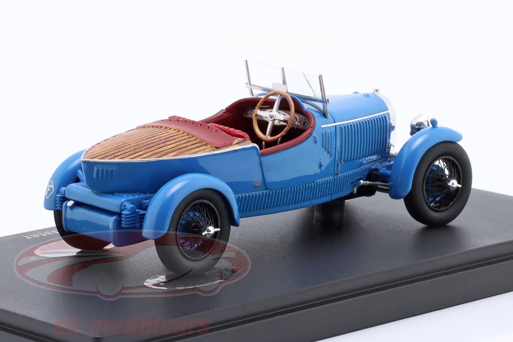 AutoCult 1:43 Bugatti Type 40 Boattail Speedster year 1927 blue 01023 ...