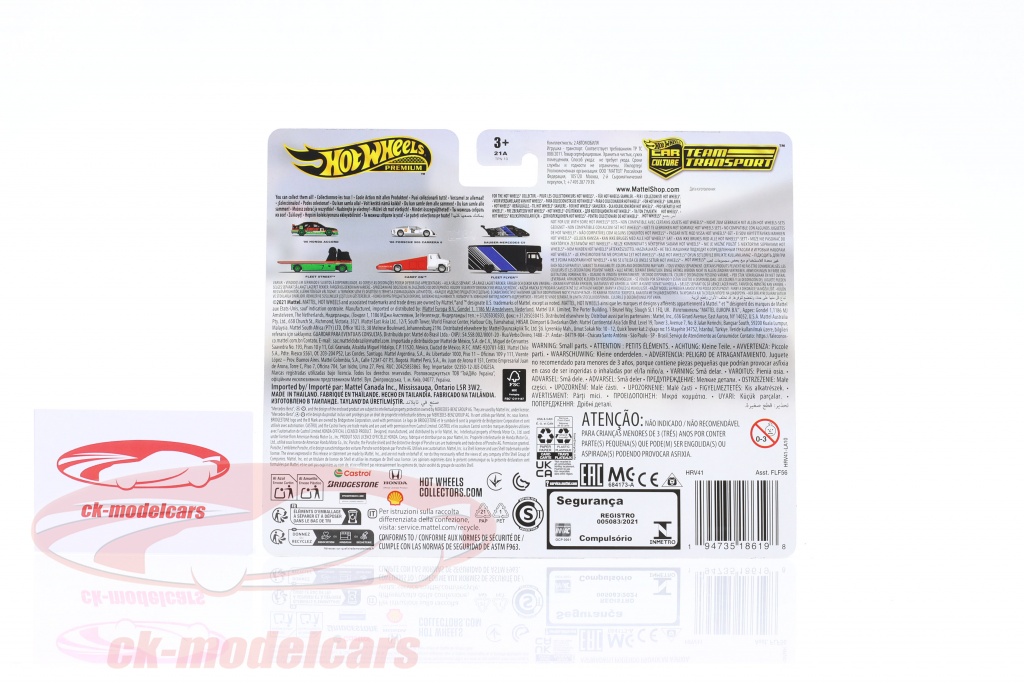 HotWheels 1:64 Set Team Transport: Mercedes-Benz Sauber C9 & Fleet ...