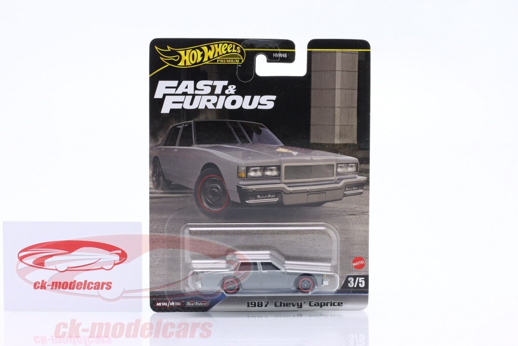 HotWheels 1:64 Chevrolet Caprice F&F Baujahr 1987 mattgrau HRT98 ...