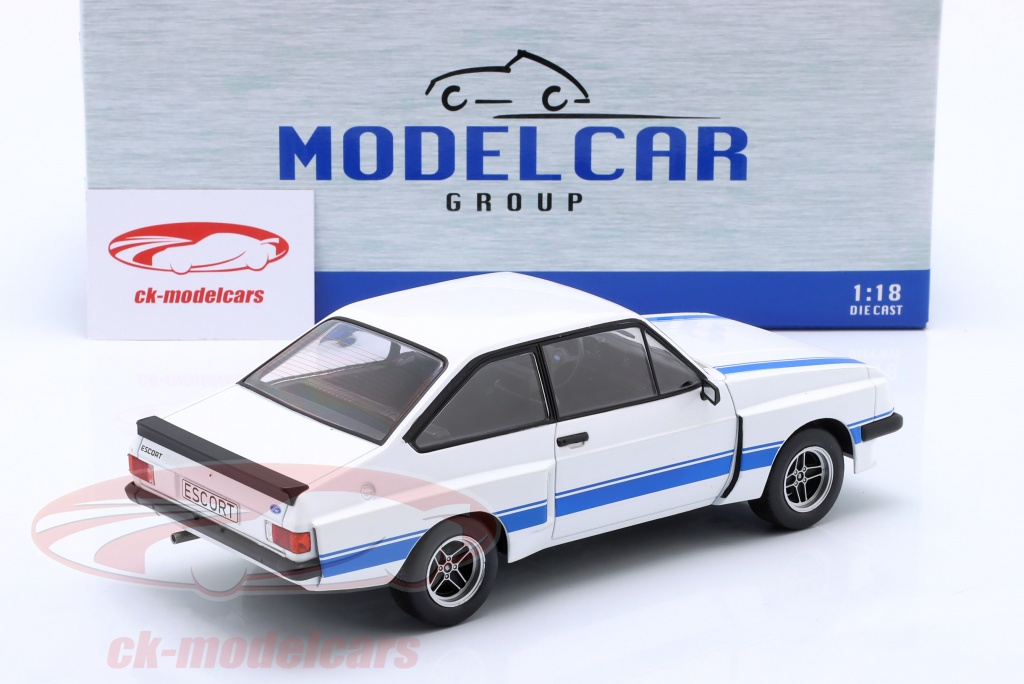 ModelCarGroup 1:18 Ford Escort Mk2 RS 2000 X-pack year 1977 white ...