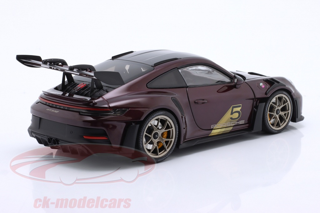 Minichamps 1:18 Porsche 911 (992) GT3RS Baujahr 2024 lila / goldene ...