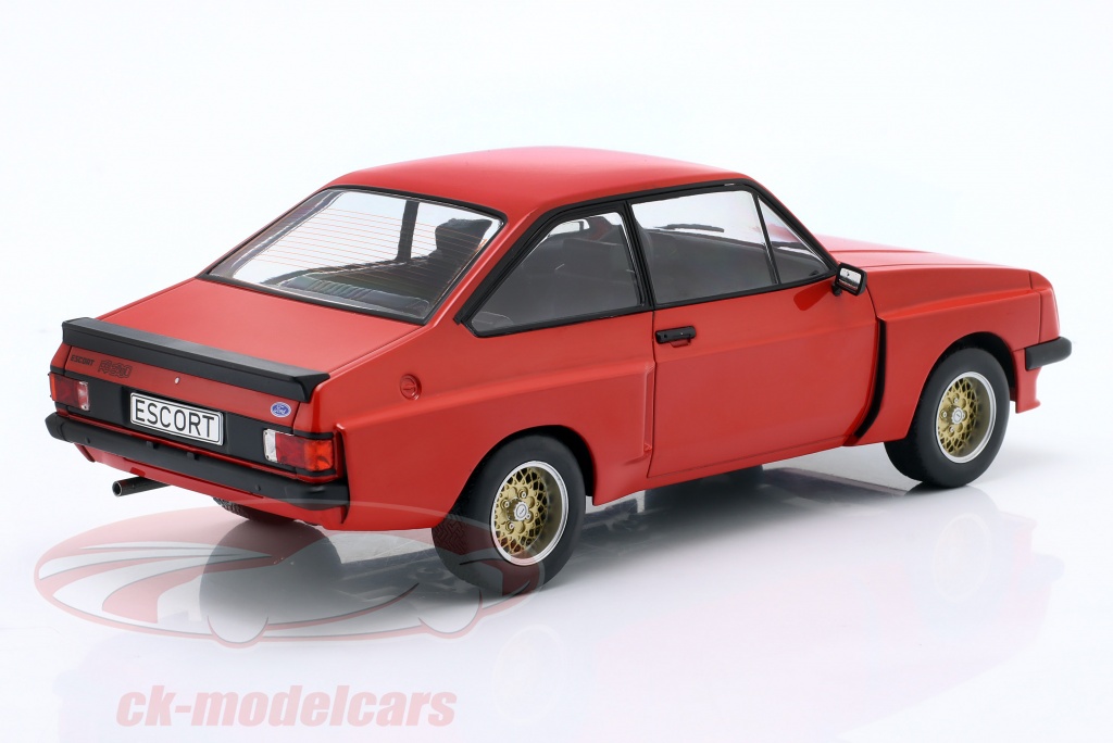 ModelCarGroup 1:18 Ford Escort Mk2 RS 2000 X-pack Bouwjaar 1977 rood ModelCar Group MCG18352 ...