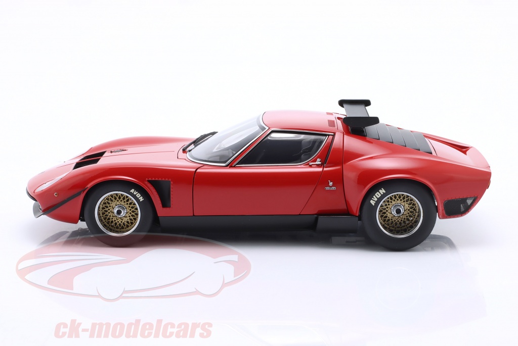 AUTOart 1:18 Lamborghini Miura Jota SVR year 1968 red 79171 model car ...