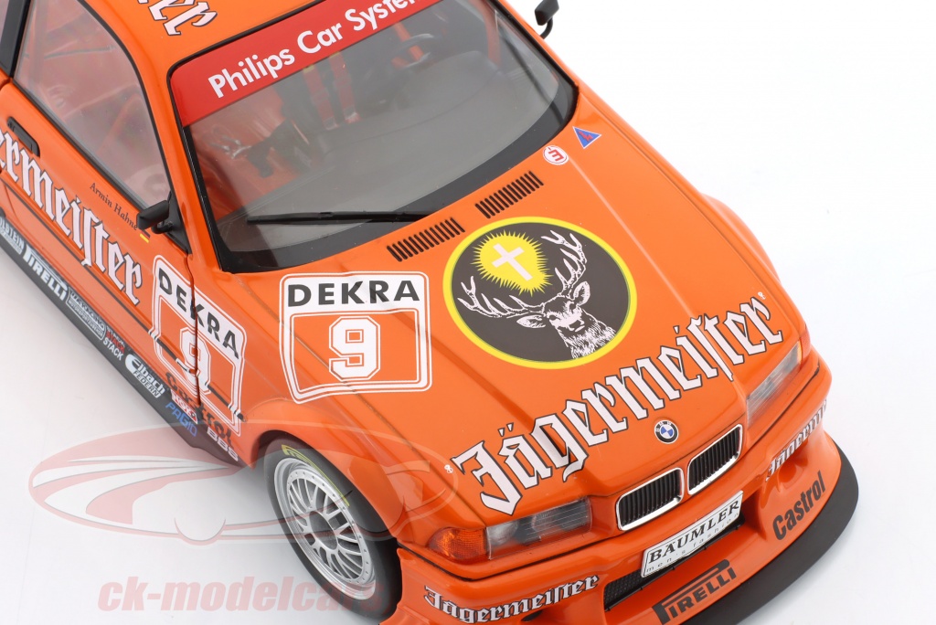WERK83 1:18 BMW 325i Coupe E36 DTM Jägermeister #9 DTM 1993 Armin Hahne ...