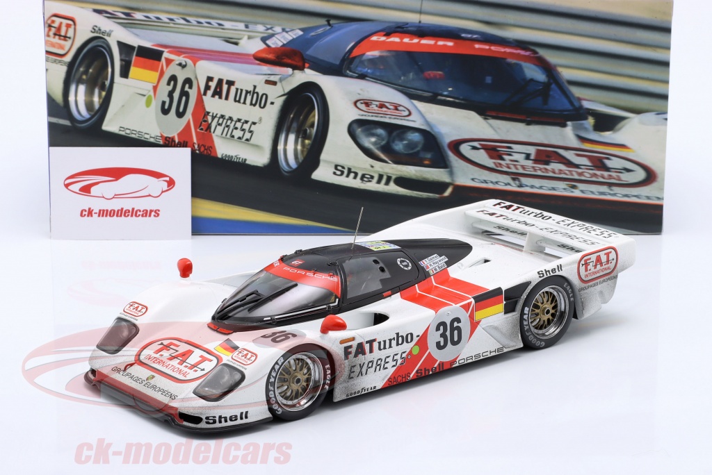 WERK83 1:18 Dauer Porsche 962 #36 Sieger 24h LeMans 1994 Dirty Version ...