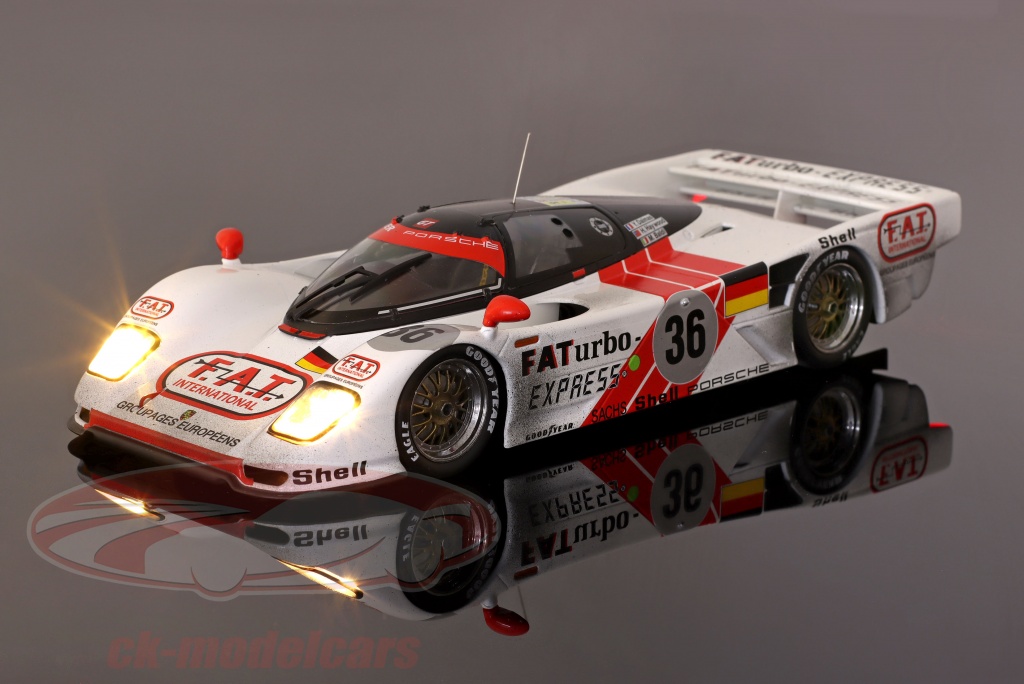 WERK83 1:18 Dauer Porsche 962 #36 winner 24h LeMans 1994 Dirty Version ...