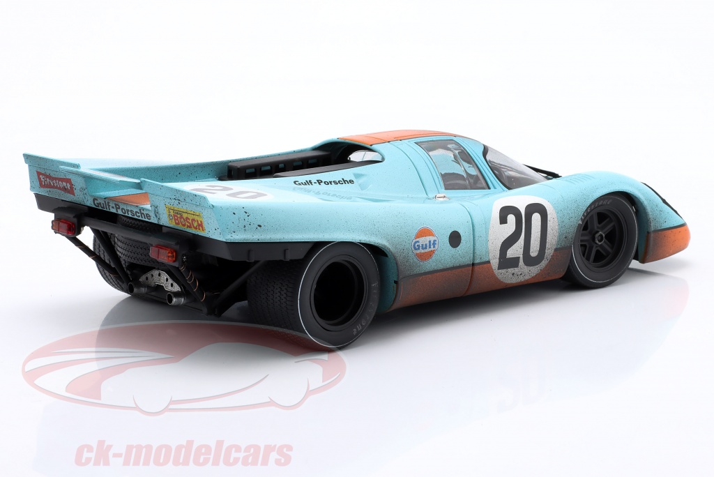 WERK83 1:18 Porsche 917K Gulf #20 24h LeMans 1970 Dirty Version CK93997 ...