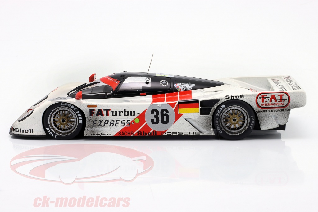 WERK83 1:18 Dauer Porsche 962 #36 ganador 24h LeMans 1994 Dirty Version ...