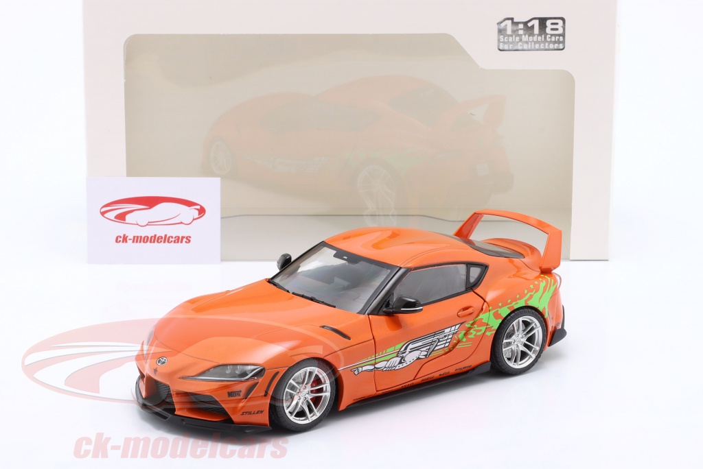 Solido 1:18 Toyota GR Supra Fast & Furious Tribute 2024 orange ...