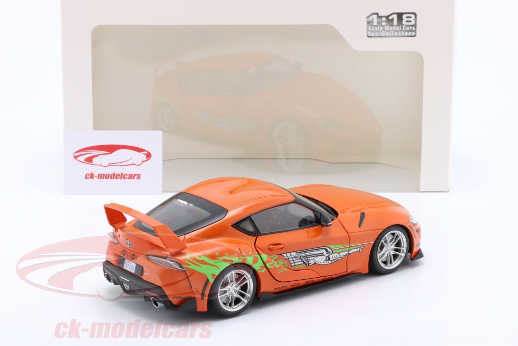 Solido 1:18 Toyota GR Supra Fast & Furious Tribute 2024 orange / decor ...