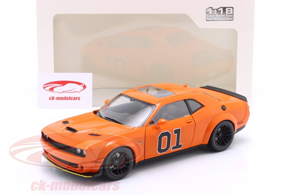 Solido 1:18 Dodge Challenger R/T Scat Pack Widebody #01 Hazzard Tribute ...