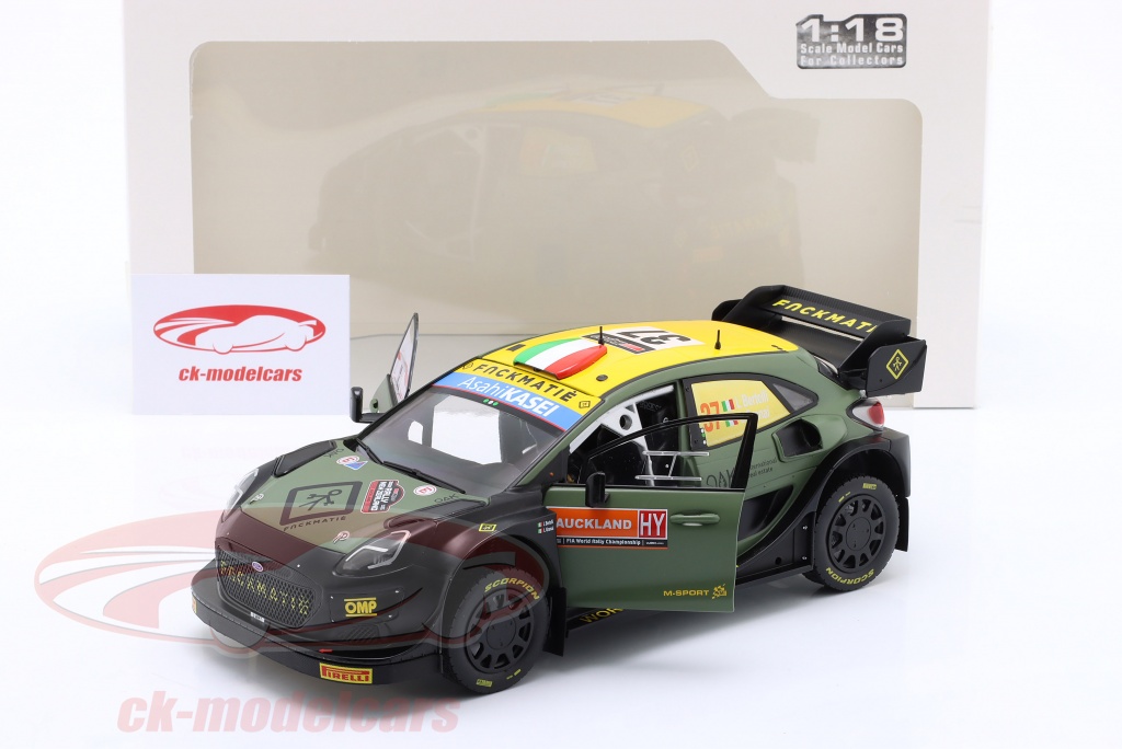 Solido 1:18 Ford Puma Rally1 Hybrid #37 7th Rallye Neuseeland 2022 ...