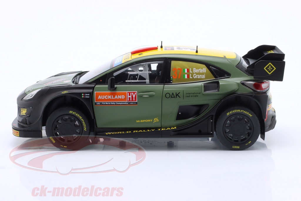 Solido 1:18 Ford Puma Rally1 Hybrid #37 7th Rallye Neuseeland 2022 ...